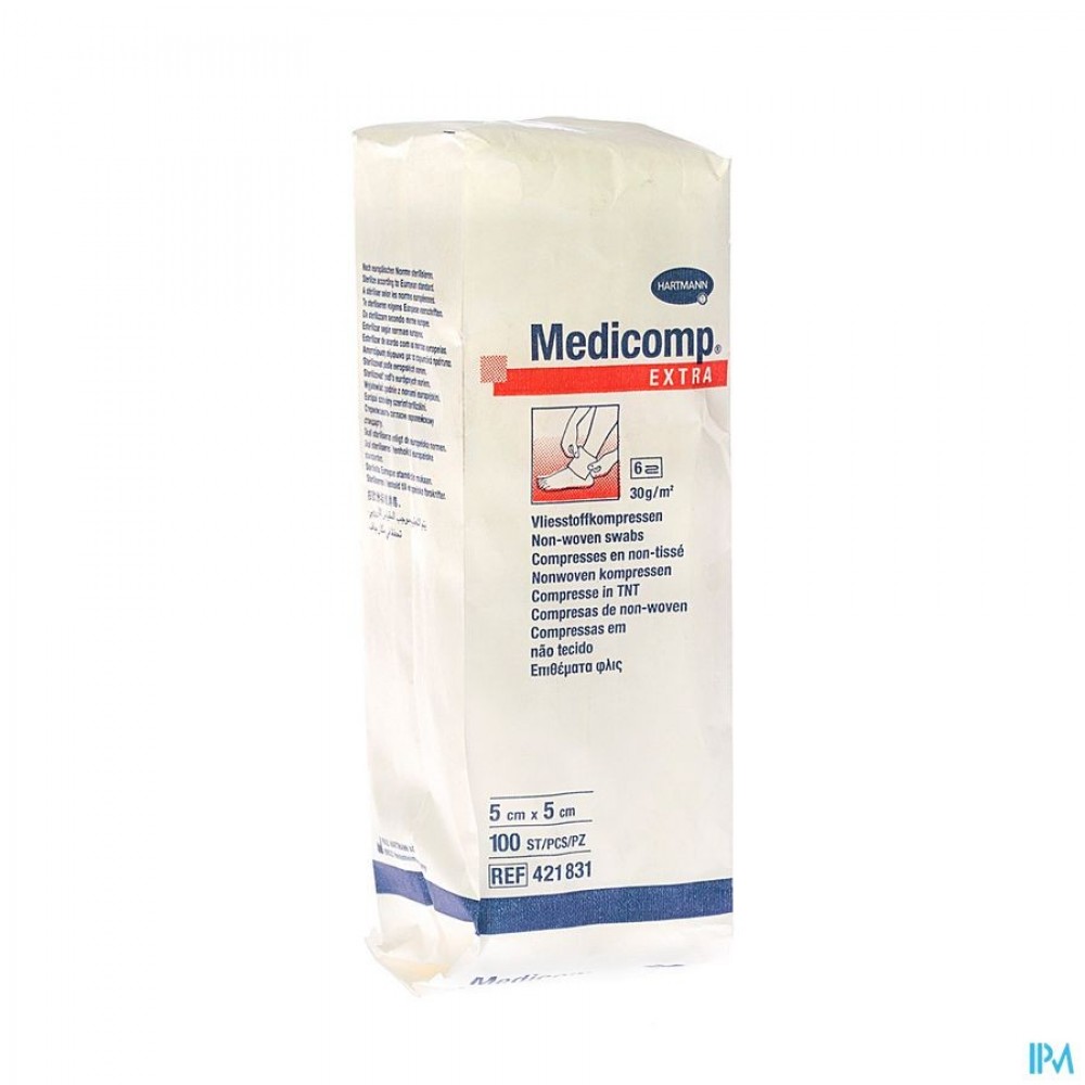 Medicomp 5x5cm 6l. Nst. 100 P/s | Apotheek Vanderhaegen