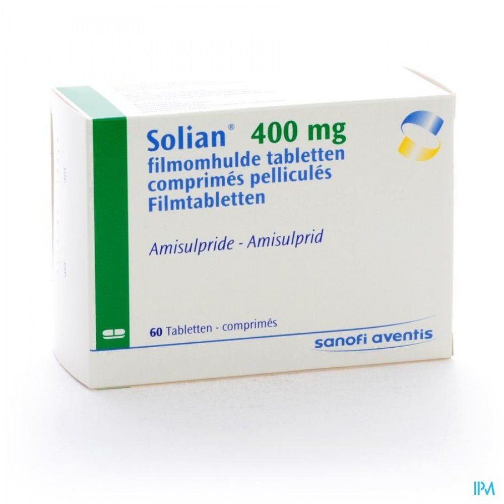 Solian 400 Comp 60 X 400mg | Apotheek Vanderhaegen
