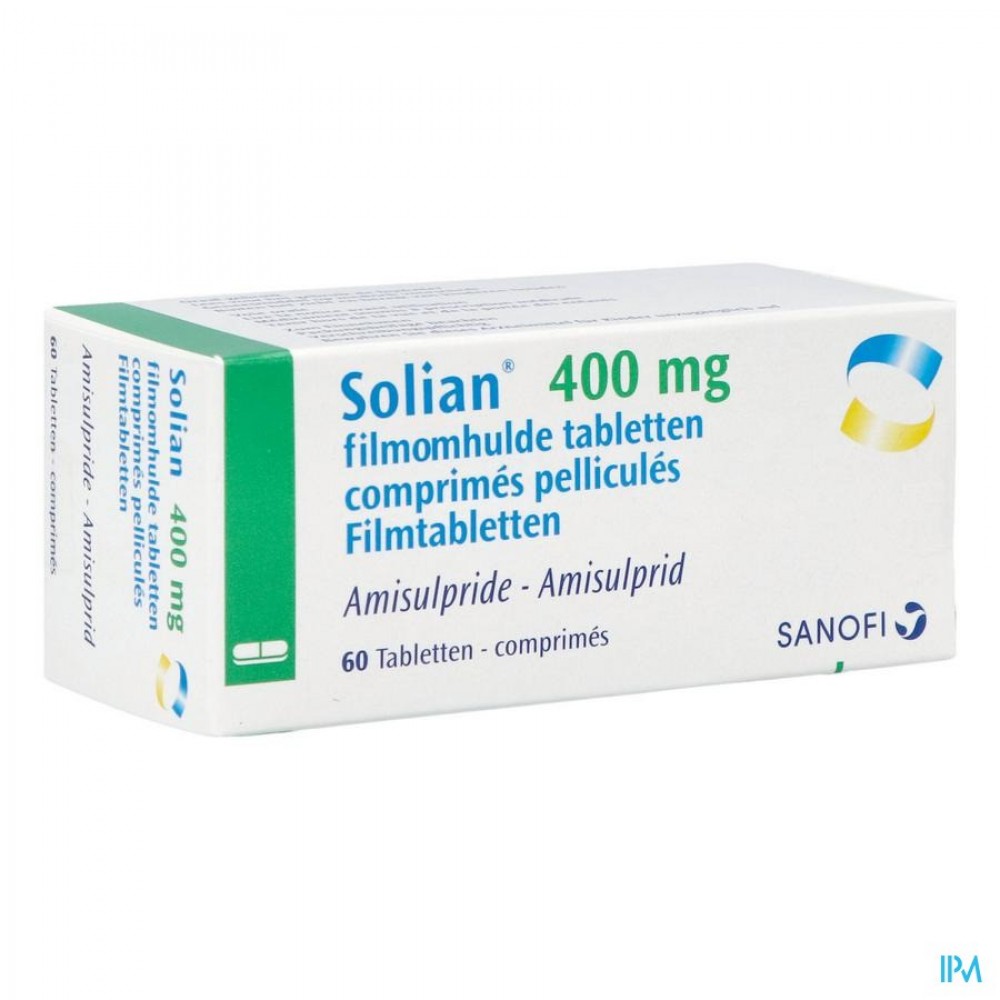 Solian 400 Comp 60 X 400mg | Apotheek Vanderhaegen