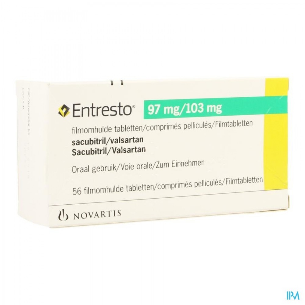 Entresto 97mg/103mg Filmomh Tabl 56 | Apotheek Vanderhaegen