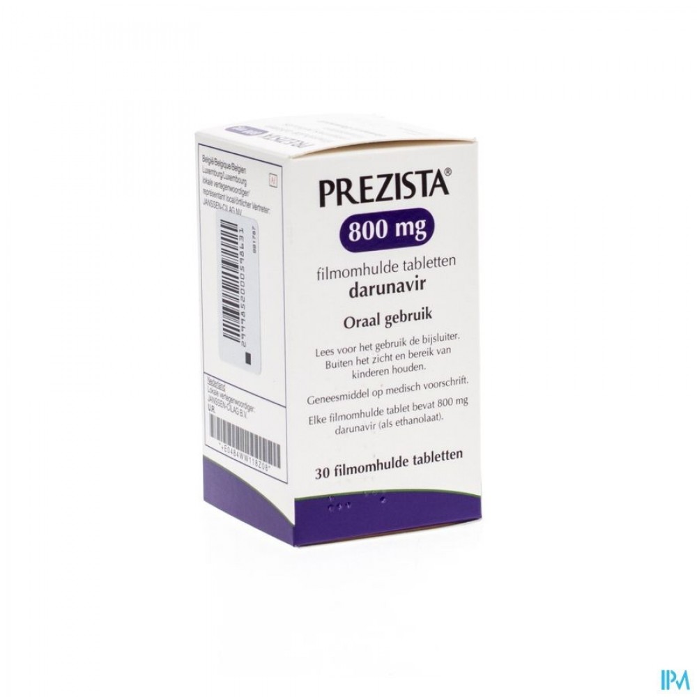 Prezista 800mg Comp 30 X 800mg | Apotheek Vanderhaegen
