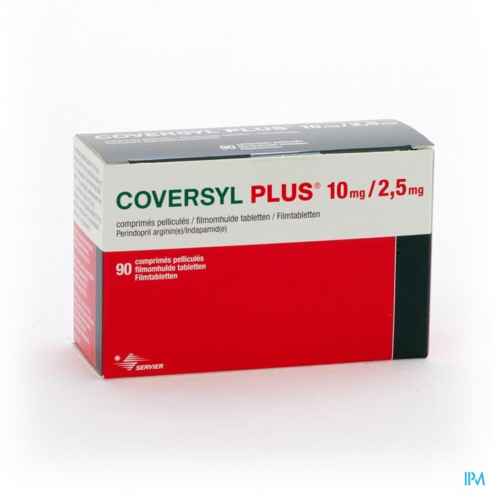 Coversyl Plus Comp 90x10mg/2,5mg | Apotheek Vanderhaegen