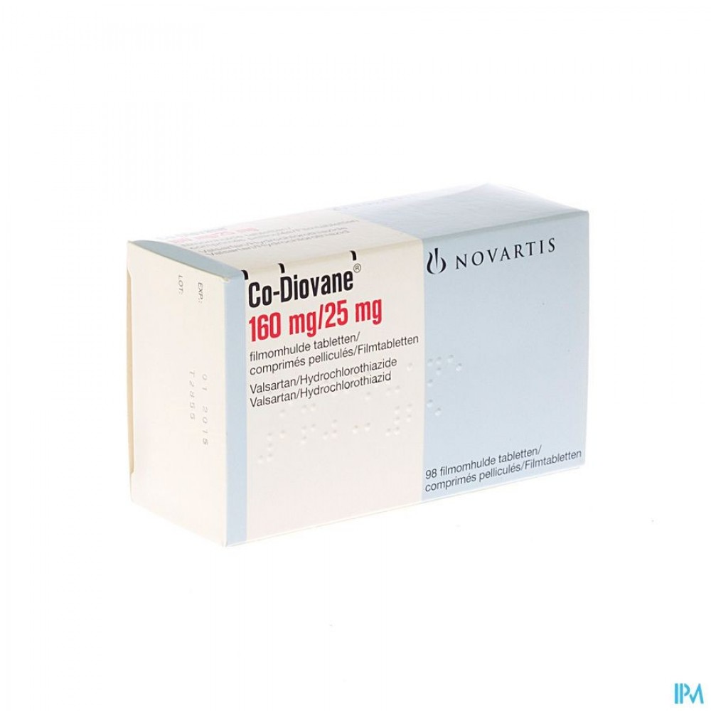 Co Diovane Comp 98 X 160mg/25,0mg | Apotheek Vanderhaegen