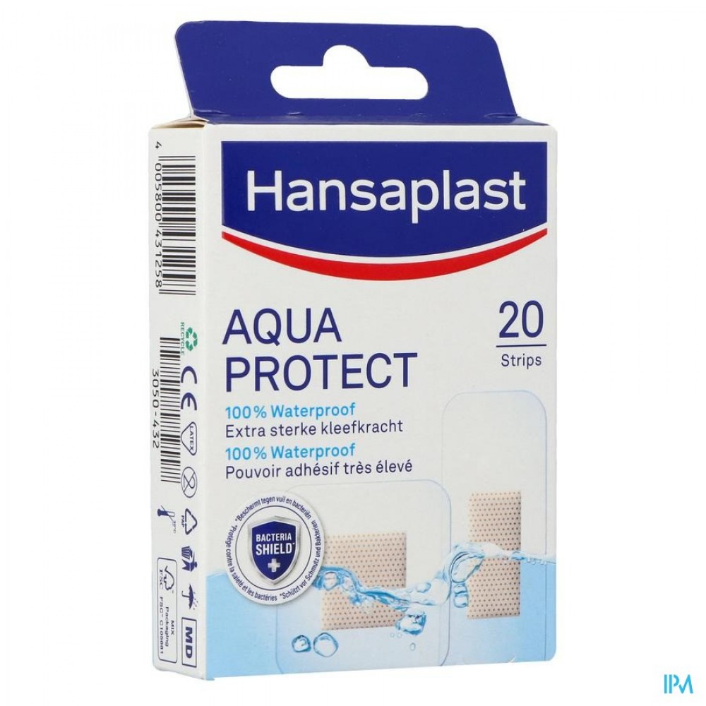 Hansaplast Aqua Protect Strips 20 | Apotheek Vanderhaegen