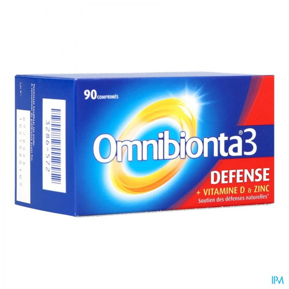 Omnibionta3 Defense Multivitamines Immuniteit (90 tabletten) | Apotheek ...