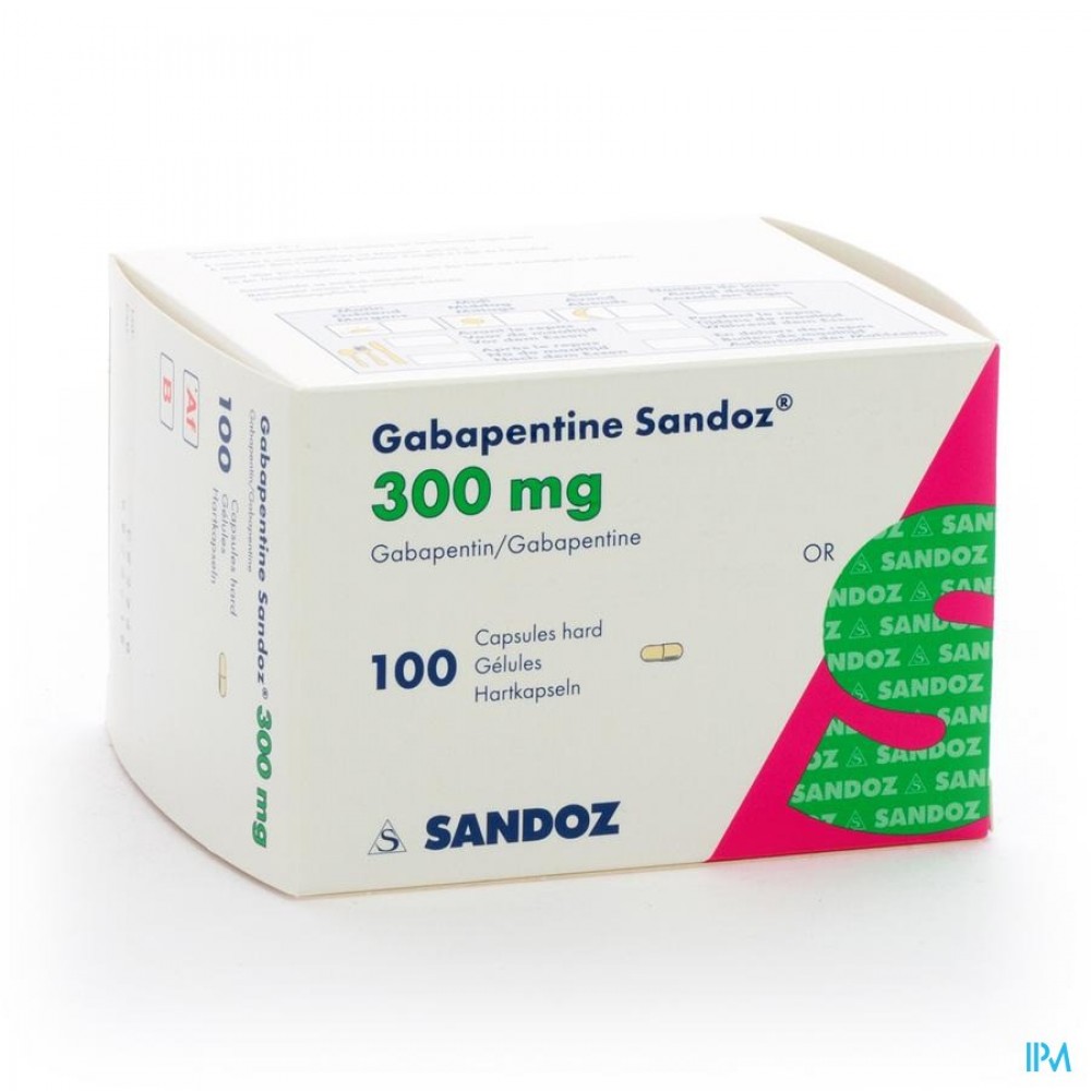 Gabapentine 300mg Sandoz Caps 100 X 300mg | Apotheek Vanderhaegen