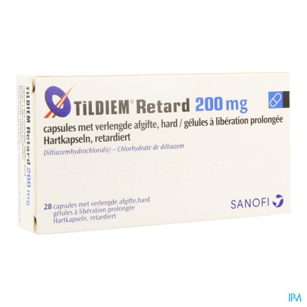 Tildiem Retard 200 Caps 28x200mg | Apotheek Vanderhaegen