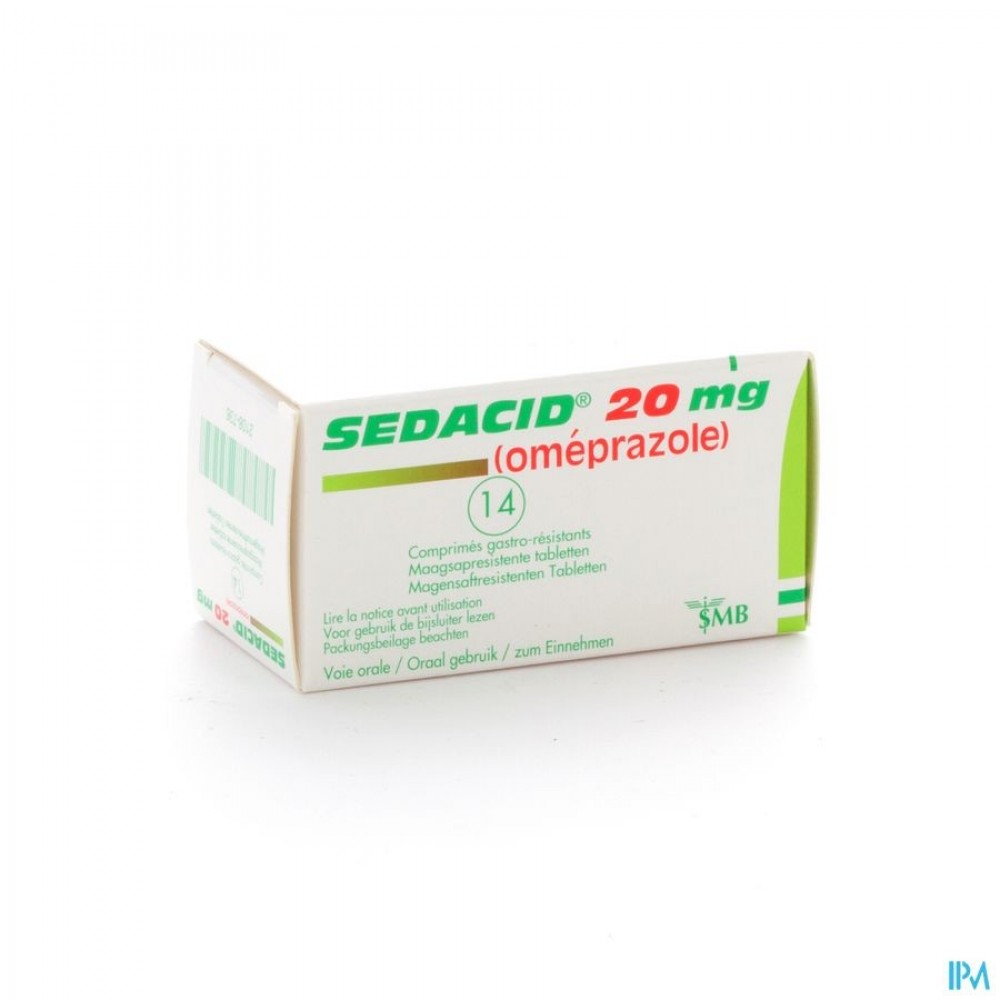 Sedacid 20mg Comp 14 X 20mg | Apotheek Vanderhaegen