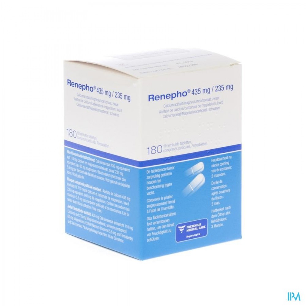 Renepho 435mg/235mg Filmomh Tabl 180 | Apotheek Vanderhaegen