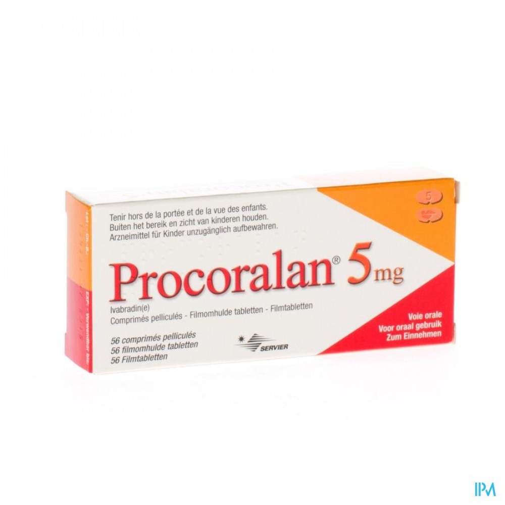Procoralan 5,0mg Comp 56 X 5,0mg | Apotheek Vanderhaegen