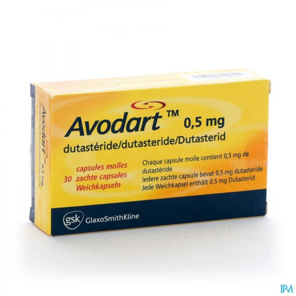 Avodart 0,5mg Zachte Caps 30 | Apotheek Vanderhaegen