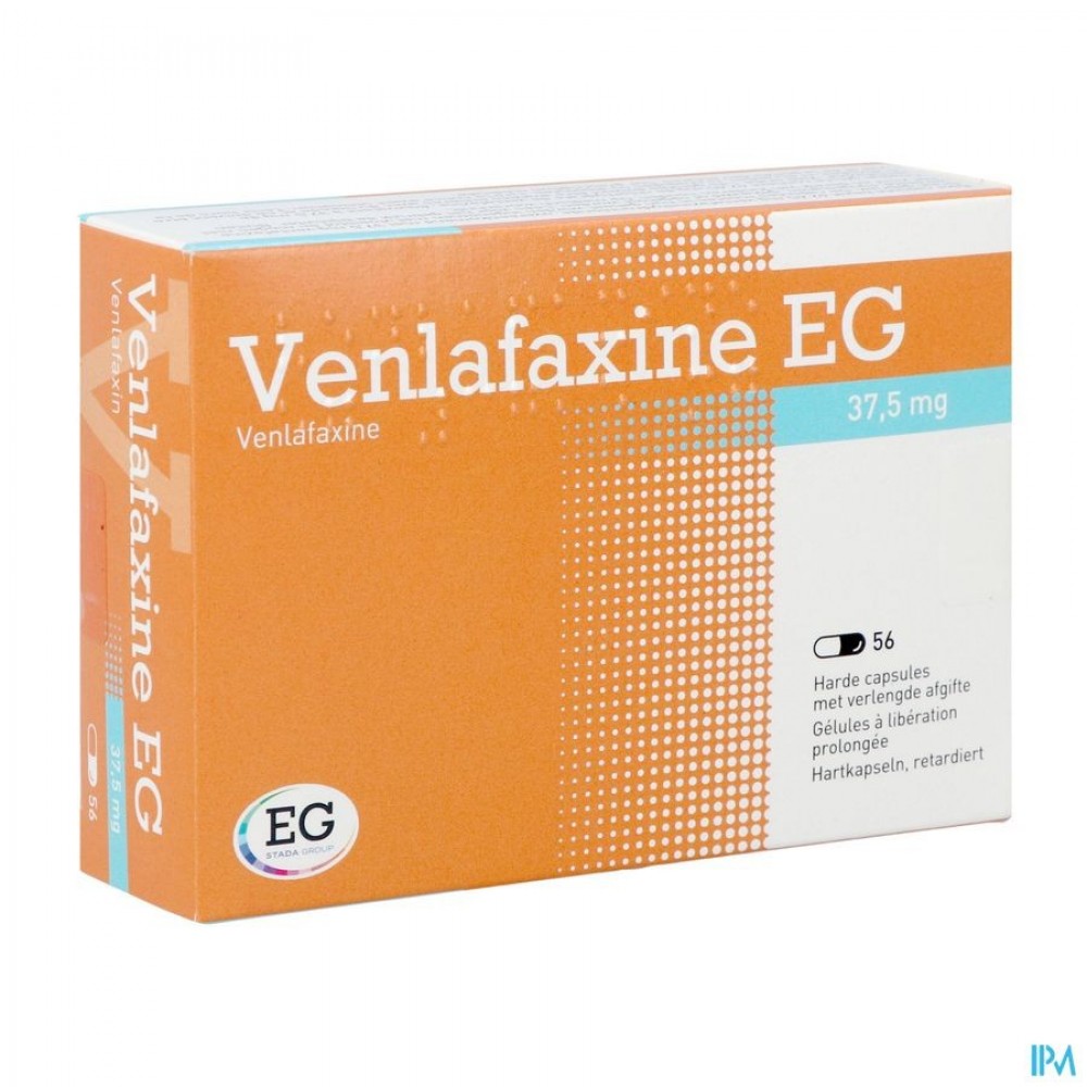 Venlafaxine EG 37,5 Mg Caps Verlengde Afgifte 56 | Apotheek Vanderhaegen