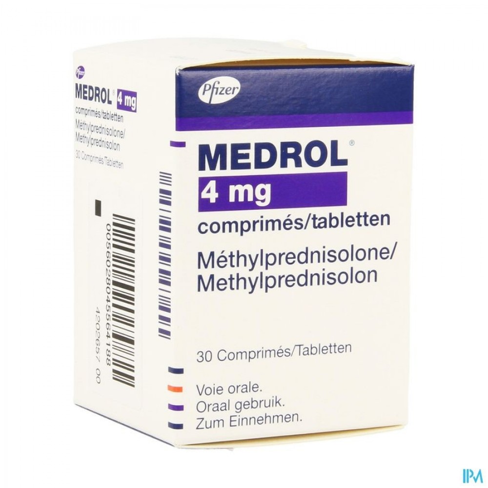 Medrol Comp 30x 4mg | Apotheek Vanderhaegen