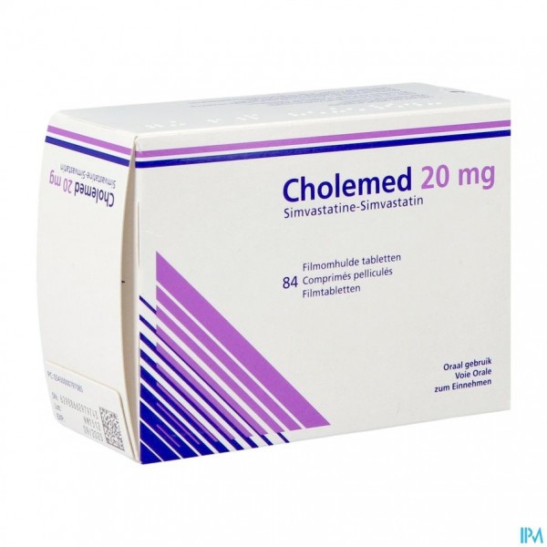 Cholemed 20mg Comp Enrob 84 X 20mg | Apotheek Vanderhaegen