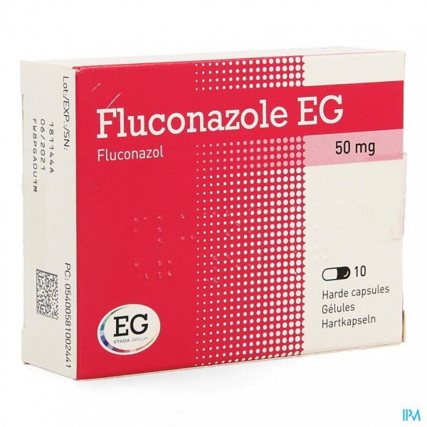 Fluconazol EG 50 Mg Caps 10 | Apotheek Vanderhaegen
