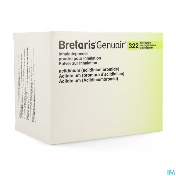 Bretaris Genuair 322mcg Inhal Poeder 3x60 Dosis | Apotheek Vanderhaegen